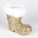Botte de père Noël grand modèle or - MaPlusBelleDeco.com