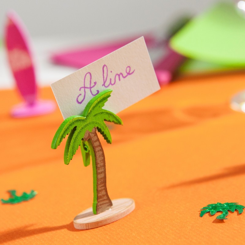 Marque-places palmiers (x6) - MaPlusBelleDeco.com
