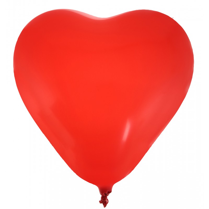 Ballons en forme de coeur (x8) rouge - MaPlusBelleDeco.com